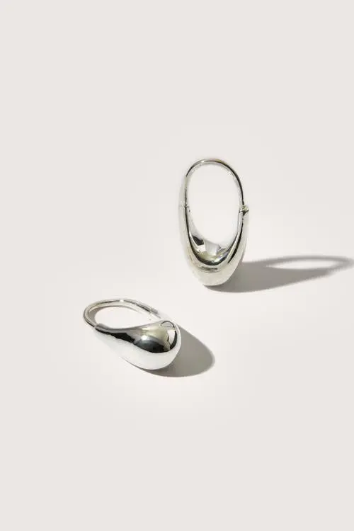 OTIUMBERG Sterling Small Roscida Hoop Earrings - Silver