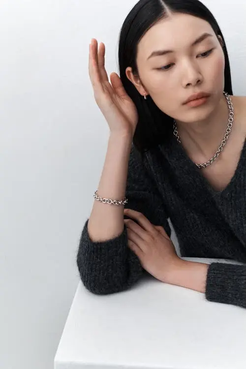 OTIUMBERG Sterling Small Roscida Hoop Earrings