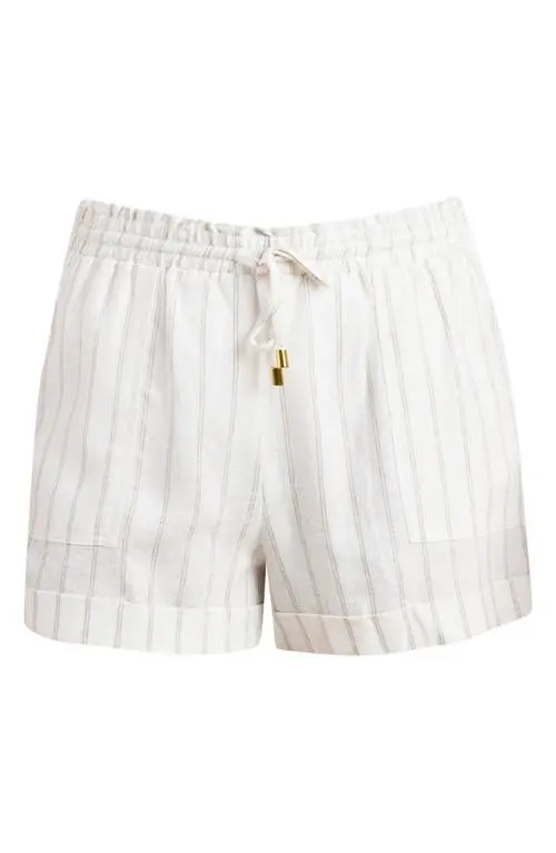 La Blanca Linen-blend Cover-up Shorts