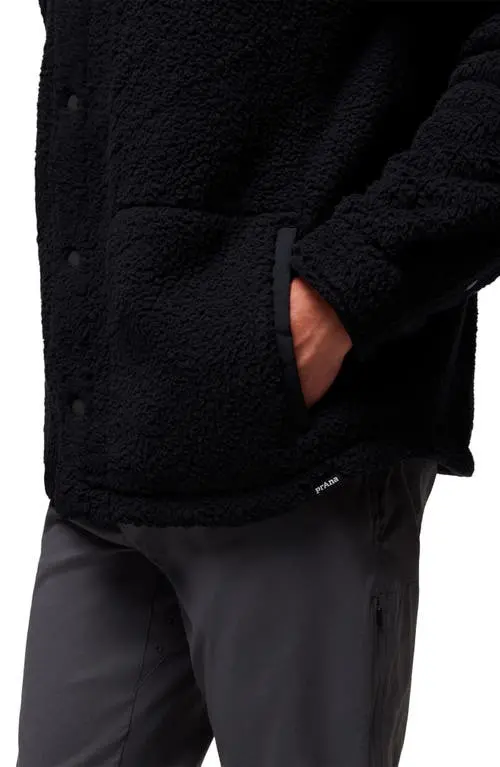 Prana Encinitas Fleece Shirt Jacket - Black