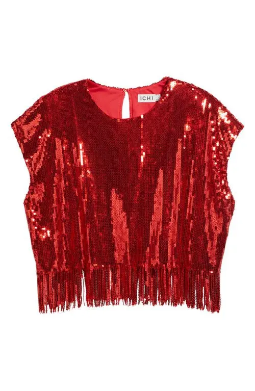 ICHI Ihmollia Sequin Top