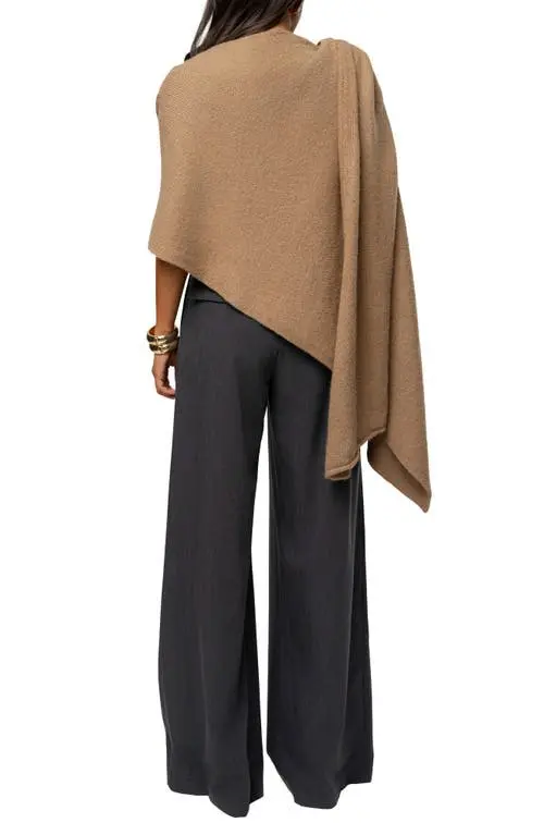 JLUXLABEL Radiance Knit Shawl - Taupe