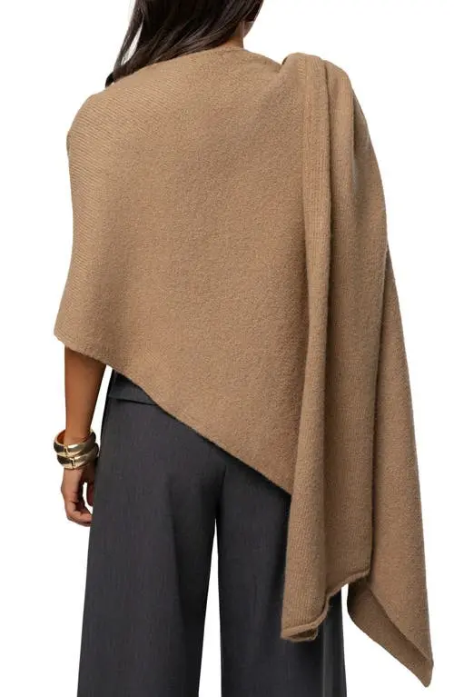 JLUXLABEL Radiance Knit Shawl - Taupe