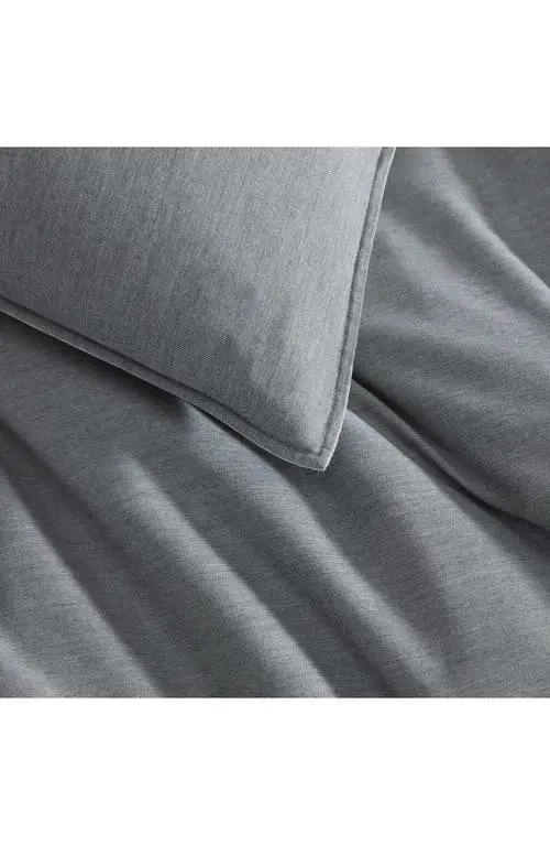 Calvin Klein Contrast Weave Duvet Cover & Shams Set - Light/medium Blue