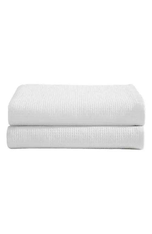 Calvin Klein Eternity Set Of 2 Bath Sheets - White