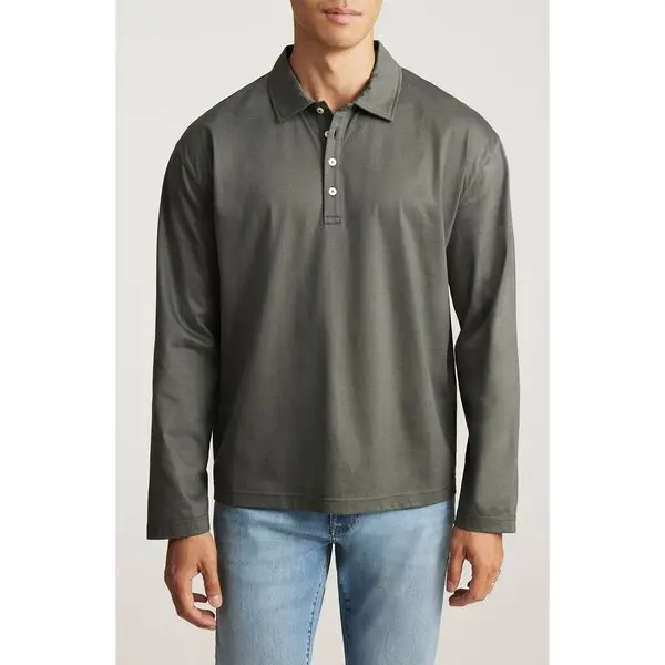 MAVI Long Sleeve Jersey Polo