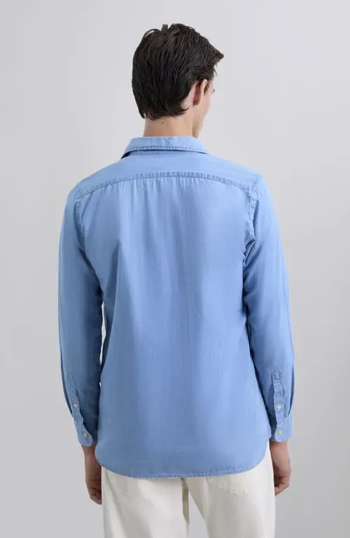 SCALPERS Alpha Polera Shirt - Lightdenim