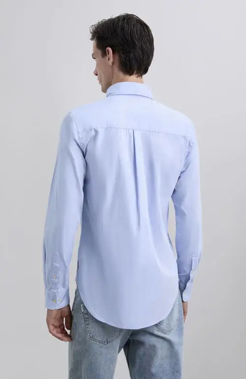SCALPERS Breda Bd Shirt - Skyblue