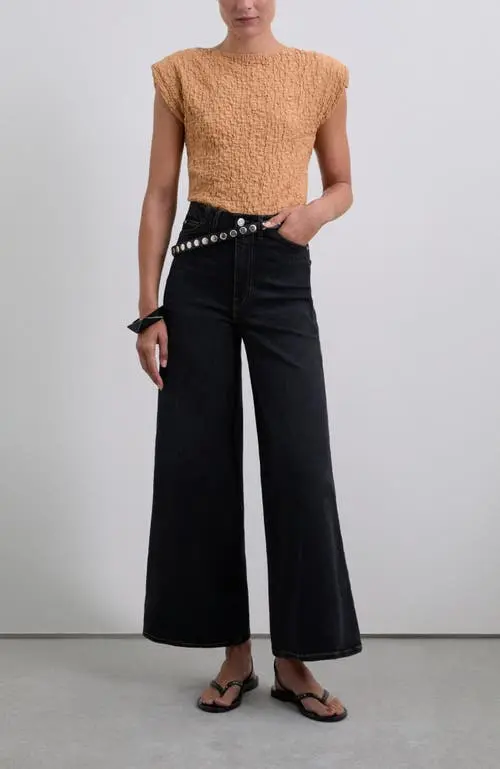 SCALPERS Culotte Denim - Black