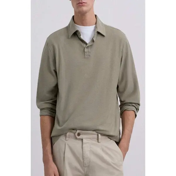 SCALPERS Icon Reverse Polo - Khaki