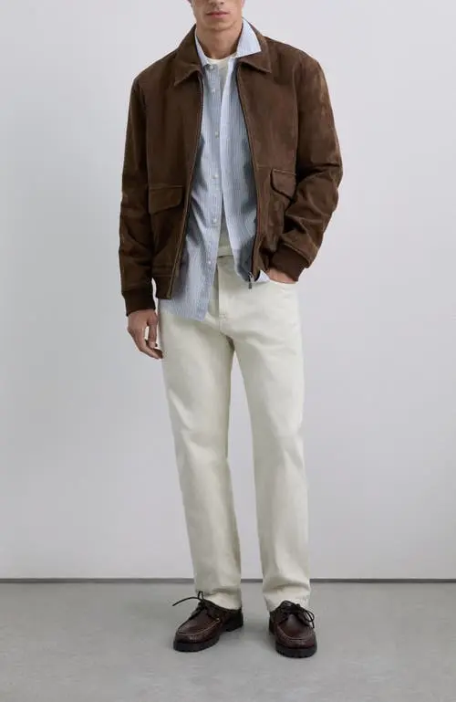SCALPERS Suede Shirt Jacket