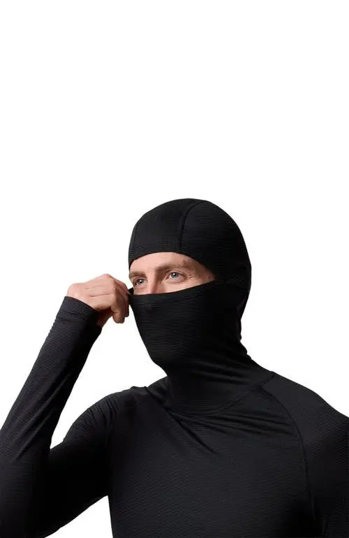 BACKCOUNTRY Pines Microgrid Ultra-lt Balaclava Top - Black