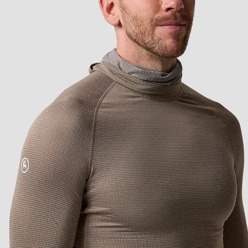 BACKCOUNTRY Pines Microgrid Ultra-lt Balaclava Top - Fallen Rock