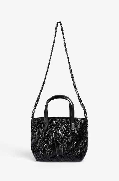 SCALPERS Quilted Mini Bag - Black