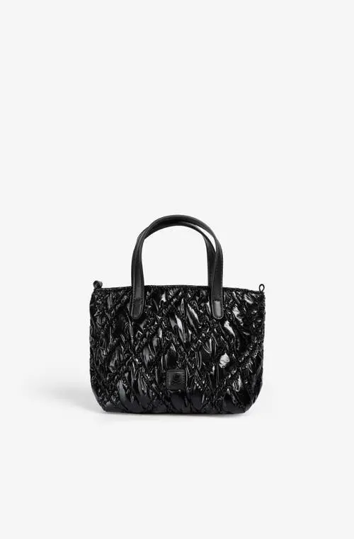 SCALPERS Quilted Mini Bag - Black