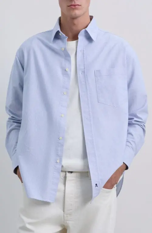 SCALPERS Street K Shirt - Bluestripes