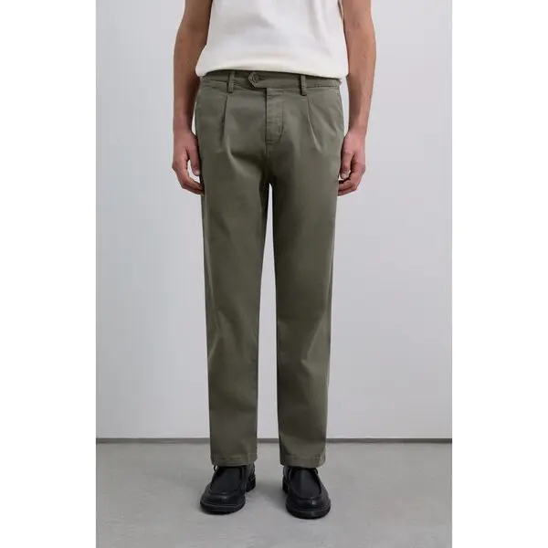 SCALPERS Firenze Relaxed Trousers - Khaki