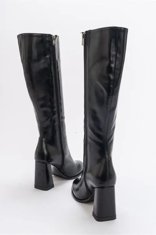 PROLOGUE SHOES Knee High Heel Boots