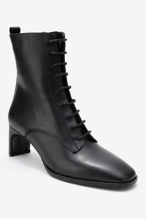FOREVER & ALWAYS SHOES Sydy Leather Lace-up Boots