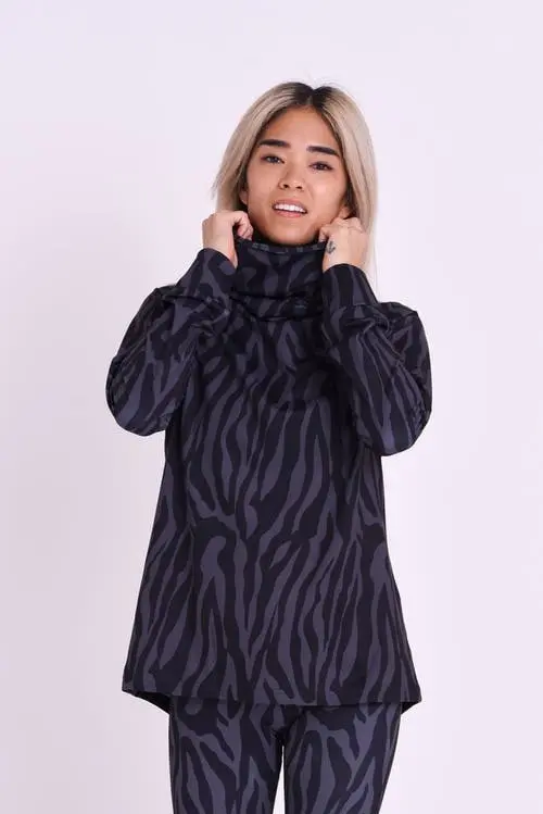 OOSC High Neck Baselayer Top - Multi-colour