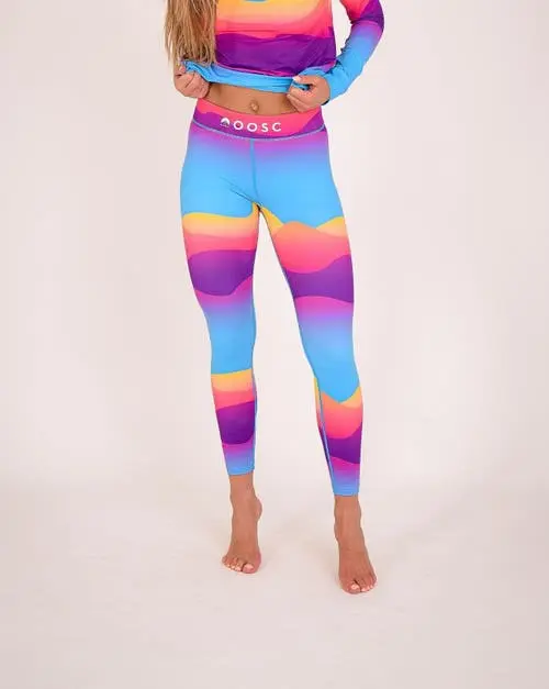 OOSC Mambo Sunset Base Layer Leggings