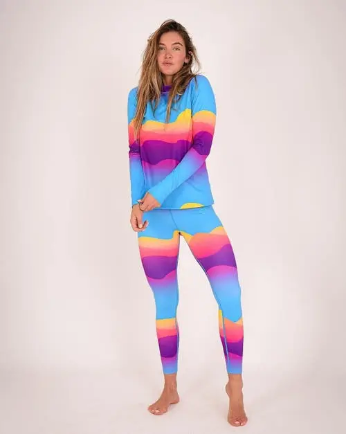 OOSC Mambo Sunset Base Layer Leggings
