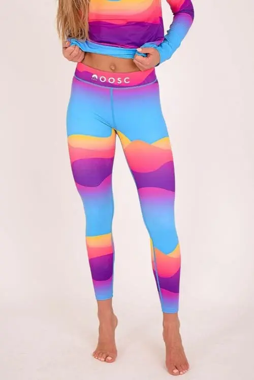 OOSC Mambo Sunset Base Layer Leggings