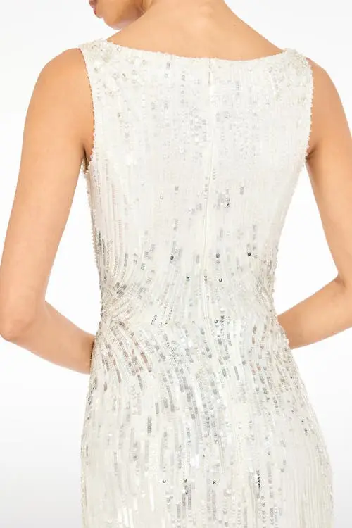 Jenny Packham Noella Sequined Embellished Mini Dress