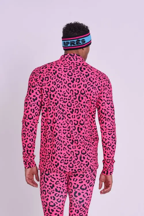OOSC Baselayer Top - Hotel California Pink Leopard