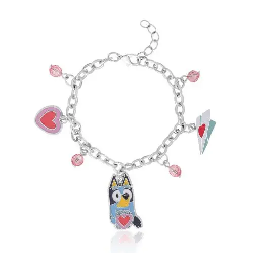 BLUEY Charm Bracelet - Silver