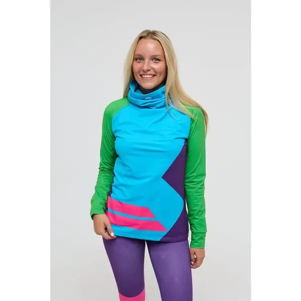 OOSC High Neck Baselayer Top - Multi-colour