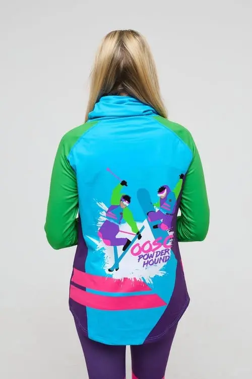 OOSC High Neck Baselayer Top - Multi-colour