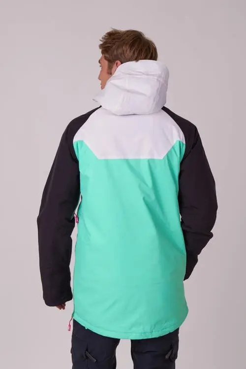 OOSC Snow Park Overhead Ski & Snowboard Jacket - Mint Green