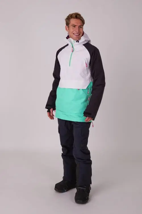 OOSC Snow Park Overhead Ski & Snowboard Jacket - Mint Green
