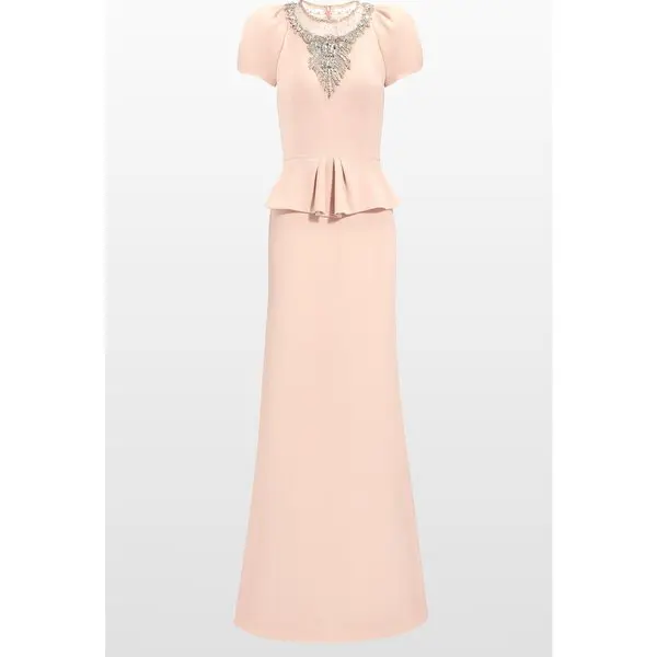 Jenny Packham Nocturne Maxi Dress - Morganite