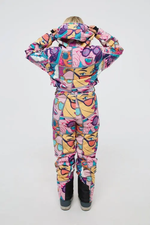 OOSC Comic Book Candy Shaped Ski Suit
