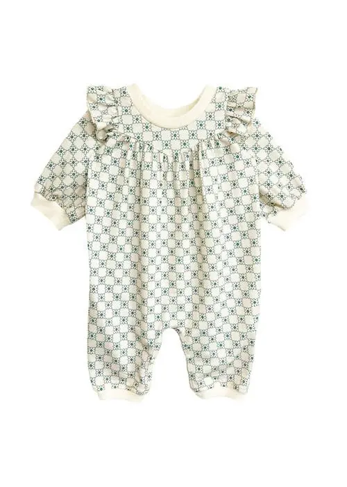 MABEL + HONEY Lillian Romper - Green