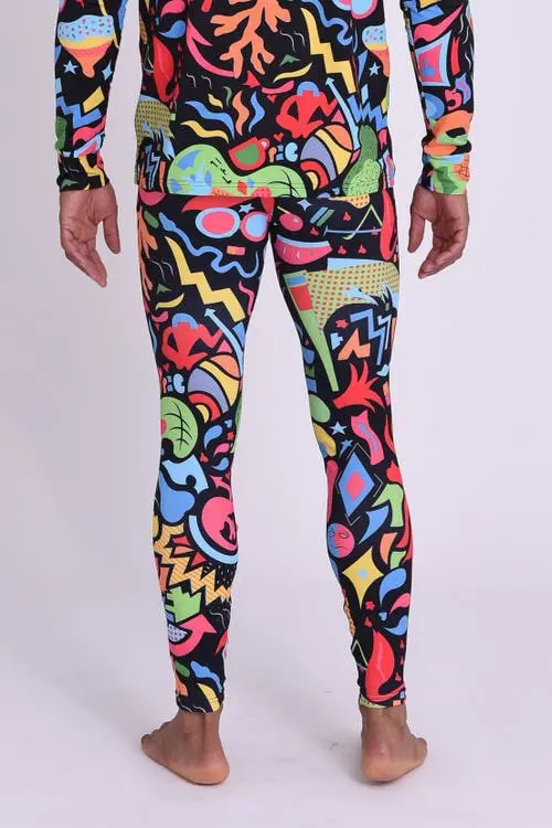 OOSC Printed Baselayer Pants - Multi-colour