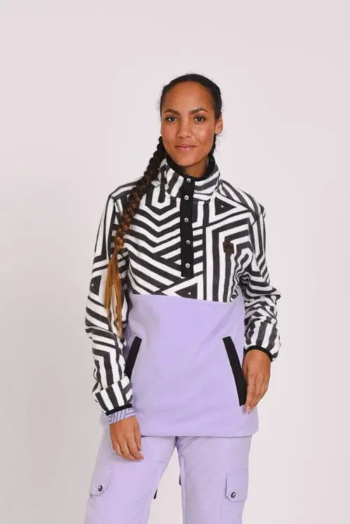 OOSC Wavey Fleece - Purple