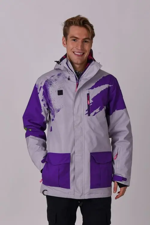 OOSC Afterparty Jacket - Grey & Purple