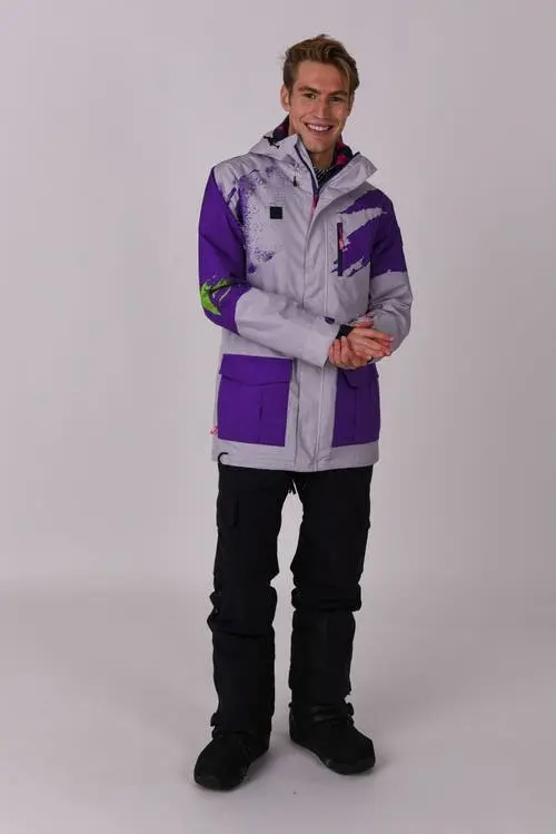 OOSC Afterparty Jacket - Grey & Purple