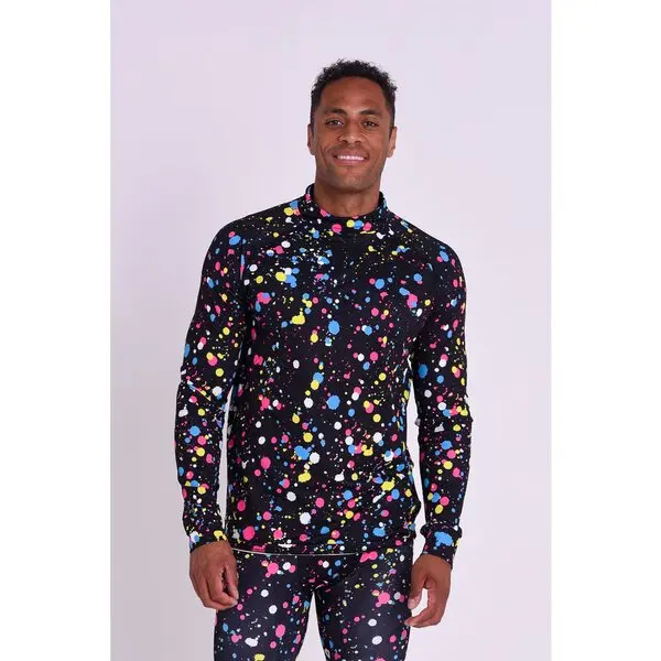 OOSC Baselayer Top Catalina Wine Mixer - Multi-colour