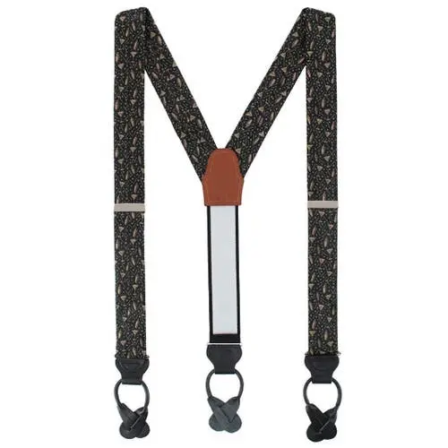 Trafalgar Happy Hour Martini Silk Button-end Suspenders