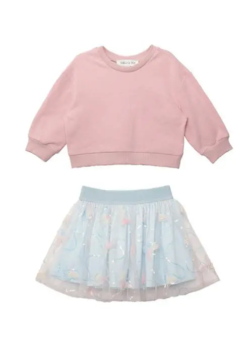 ISOBELLA & CHLOE Chasing Butterflies Two-piece Set