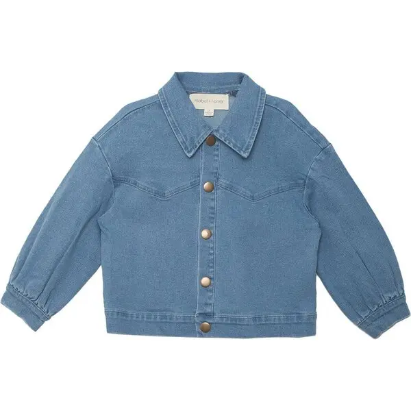 MABEL + HONEY Denim Days Button Jacket