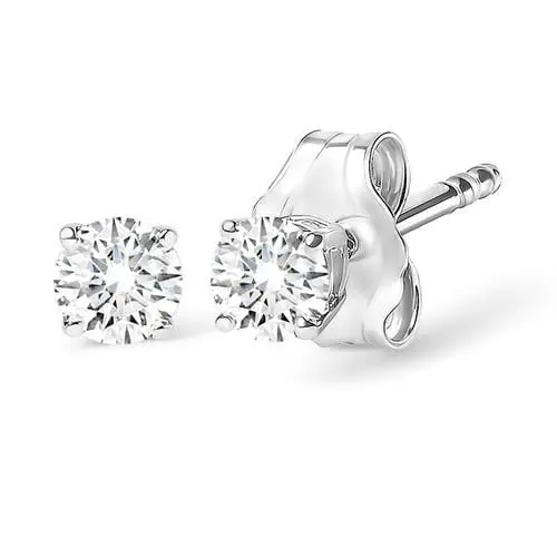 HAUS OF BRILLIANCE 14k Gold 0.50 Cttw Lab Grown Diamond Stud Earrings - White