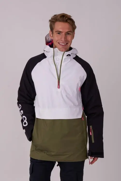 OOSC Snow Park Overhead Ski & Snowboard Jacket - Khaki
