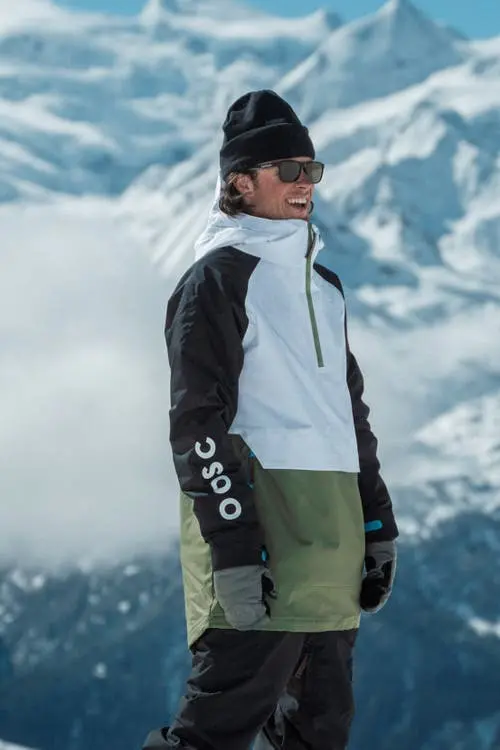 OOSC Snow Park Overhead Ski & Snowboard Jacket - Khaki