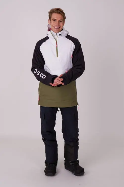 OOSC Snow Park Overhead Ski & Snowboard Jacket - Khaki