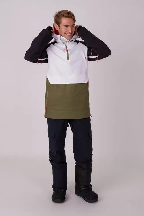 OOSC Snow Park Overhead Ski & Snowboard Jacket - Khaki